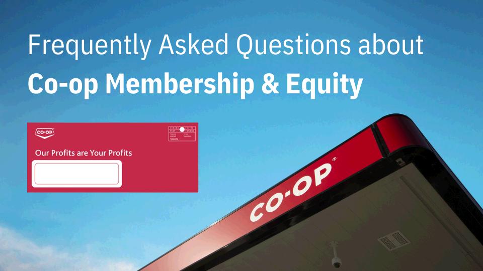 Frequently Asked Questions about Co-op | South Country Co-op