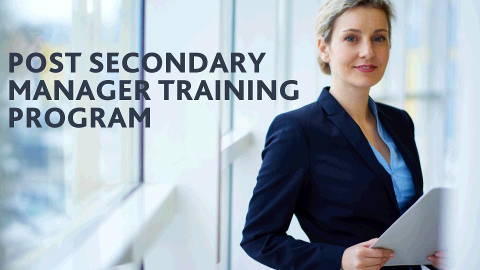 Post Secondary Manager Training Program | South Country Co-op